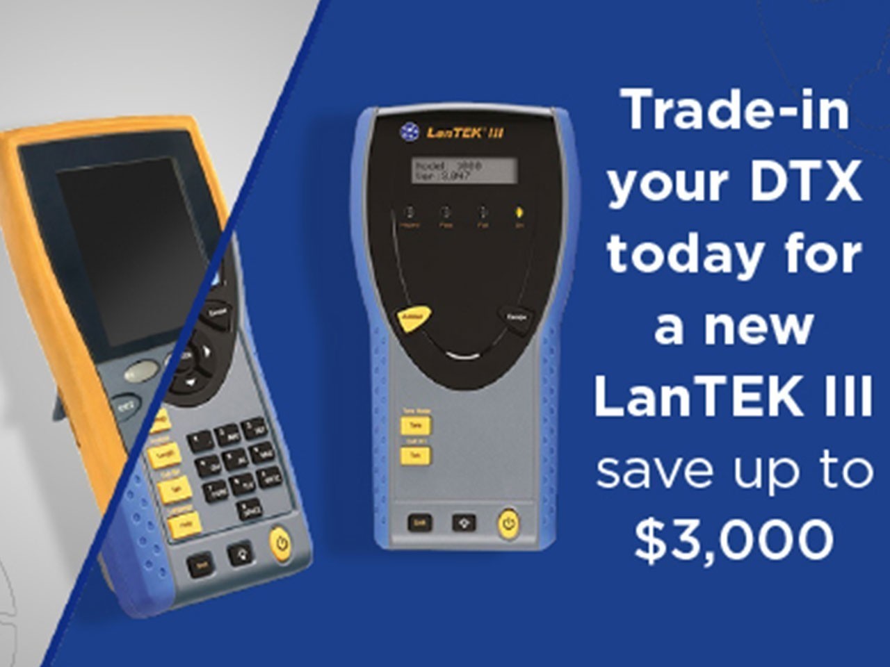 Fibre and Copper Cable Certifier - LanTEK III Series by TREND Networks