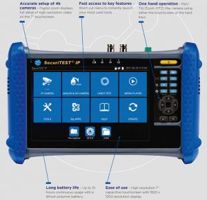 SECURITEST™ IP - CCTV Tester for Security Cameras