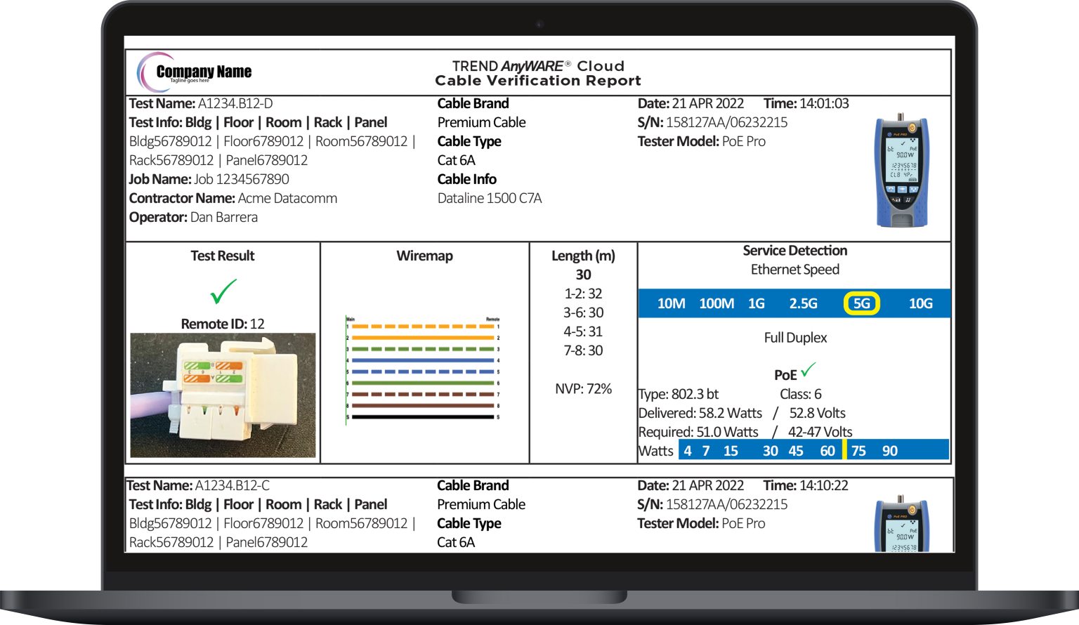 PoE TESTER - PoE Pro