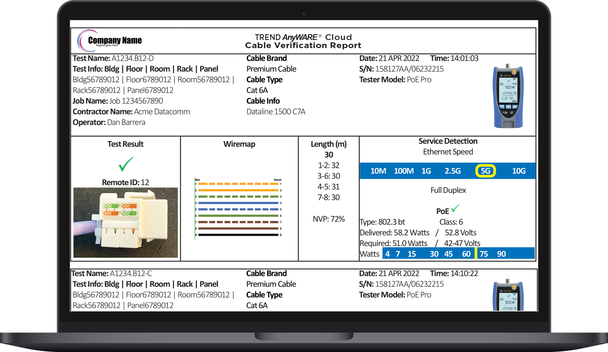 PoE TESTER - PoE Pro