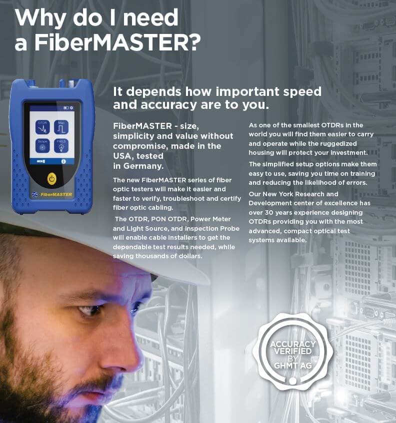 FiberMASTER Mini-OTDR - NEW - TREND Networks