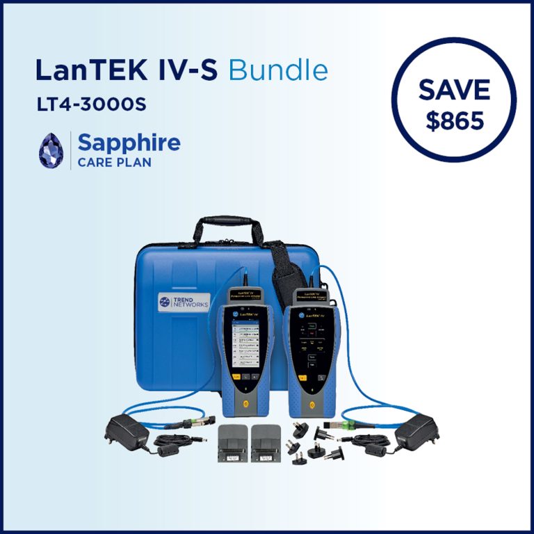 Cable certifier LanTEK IV-S - Tester for copper & fiber data cable