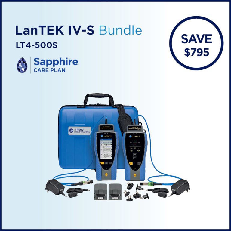 Cable certifier LanTEK IV-S - Tester for copper & fiber data cable