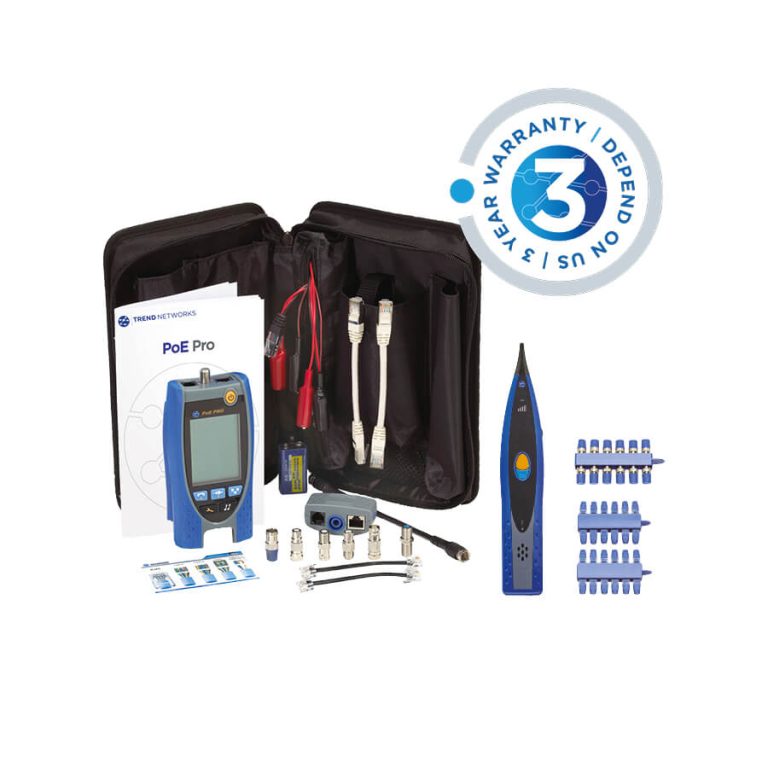 Tone and probe kit for cable tracing from TREND Networks