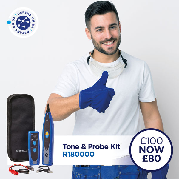 Tone and probe kit for cable tracing from TREND Networks - WAN, LAN ...