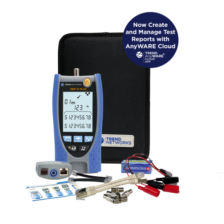 Cable testers / verifiers - VDV II checks the integrity of copper ...