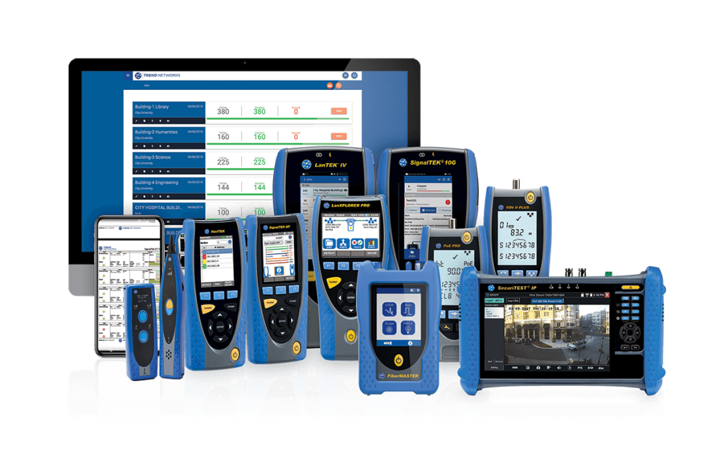 TREND Networks - Data Cable Testers, Certifiers & Verifiers. CCTV & PoE